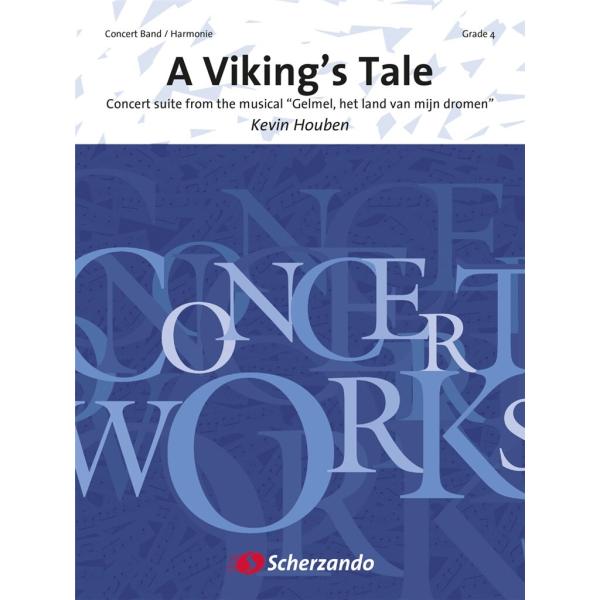 商品タイトル：A Viking's Tale: (Full Score, No Parts）あるヴァイキングの物語ケヴィン・ホーベン | Kevin Houben 商品形状: 吹奏楽 | 楽譜 | フルスコアのみ品番：Scherzando ...