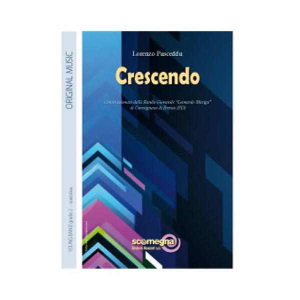 商品タイトル：Crescendoクレッシェンドロレンツォ・プシェドゥ | Lorenzo Pusceddu商品形状: 吹奏楽 | 楽譜 | 総譜+パート譜品番：Scomegna Edizioni Musicali ES B1535.16a発...