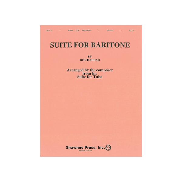 商品タイトル：Suite for Baritoneドナルド・ハダッド | Donald Haddad品番：Shawnee Press LA0170送料：この商品は、ヤマト運輸のネコポスまたは日本郵便のゆうパケットでの発送であれば送料無料にな...