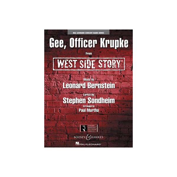 商品タイトル：Gee, Officer Krupke (from West Side Story): (Full Score, No Parts）クラプキ巡査どの （「ウエストサイド物語」より）レナード・バーンスタイン/編曲：ポール・マーサ...