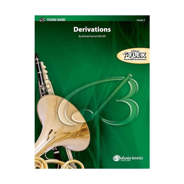 商品タイトル：Derivations: (Full Score, No Parts）デリベイションズマイケル・カムフ | Michael Kamuf 商品形状: 吹奏楽 | 楽譜 | フルスコアのみ品番：Belwin 00-49168S発売...