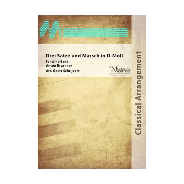 商品タイトル：Drei Satze und Marsch in D-Moll: (Full Score, No Parts）3つの管弦楽商品と行進曲ニ短調アントン・ブルックナー/編曲：ヘルト・スハレイバース | Anton Bruckner...
