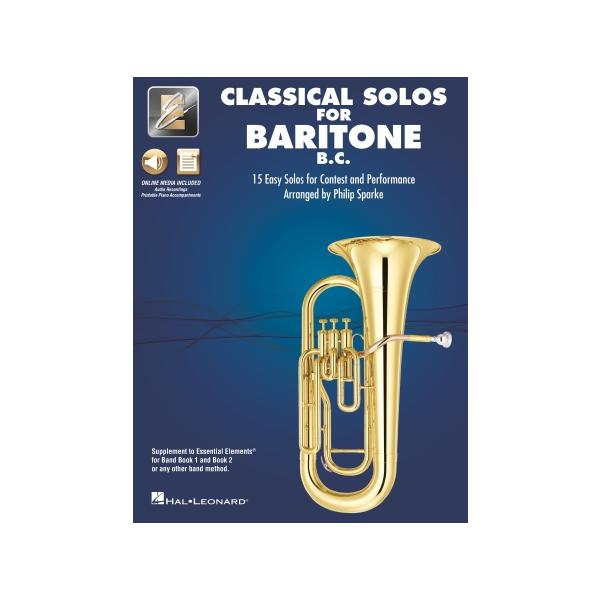 商品タイトル：Classical Solos for Baritone B.C. - 15 Easy Solos for Contest and Performanceユーフォニアムのためのクラシカル・ソロ曲集編曲：フィリップ・スパーク |...