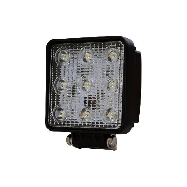 WRS-9EMCLEDワークランプ角型電磁雑音（EMI）放射制限モデルです。（EN55022B規格品）◆仕様発光色：白品番：26WB424EMCBR品名：WRS-9EMC本体：幅117×奥行150×高さ49.5mm (プラケットまで)12/...