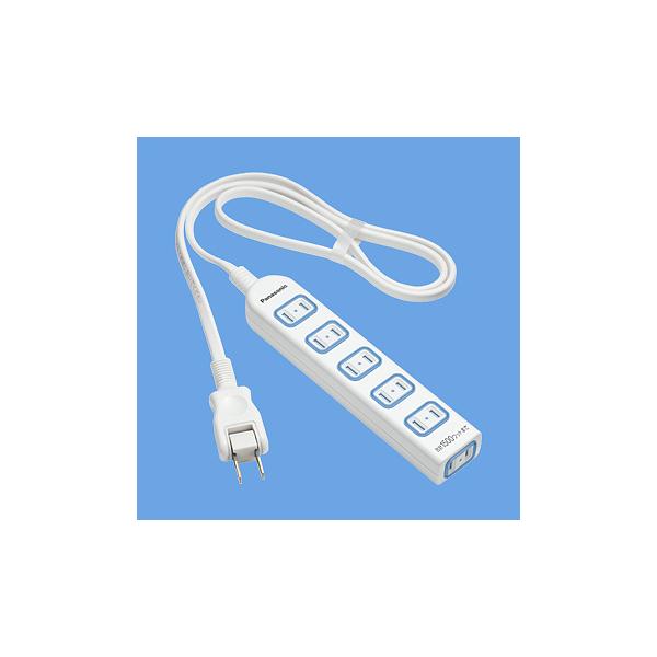 品番： WHA2516WP品名： ザ・タップX(安全設計扉・パッキン付コンセント)(6コ口)(スナップキャップ・1mコード付)(ホワイト)