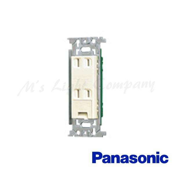 WN1532K埋込アースターミナル付ダブルコンセント(フラット型)