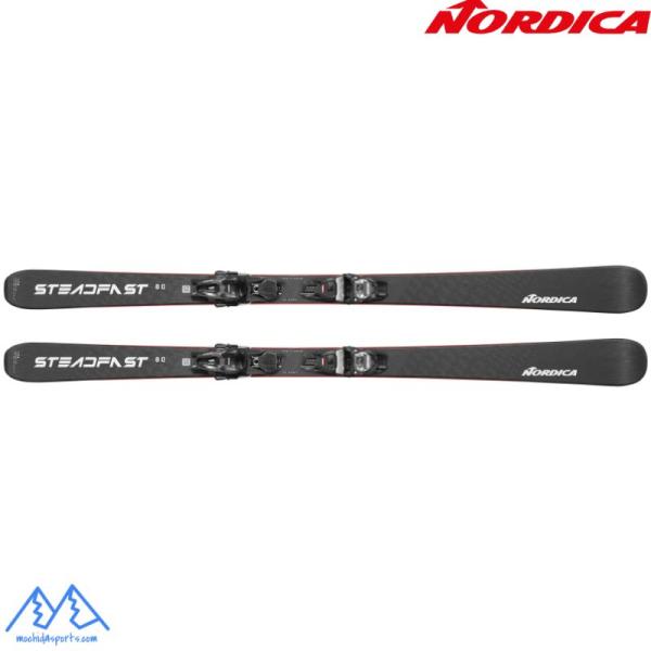 NORDICA Steadfast 80 CA Fdt どんなバーンでも自在に扱える、フルウッドコアの軽量オールマウンテンスキー。思いっきり雪を楽しみたいスキーヤーのための1台です。 FeaturesConstruction: Energy...