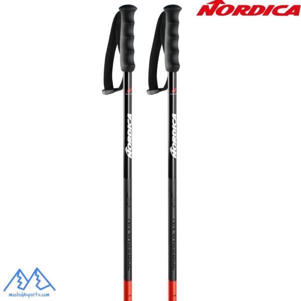 NORDICA DOBERMANN RACE SKI POLESノルディカ スキーポール ドーベルマンレースCOLOR:Black / RedMaterial: Alu 7075