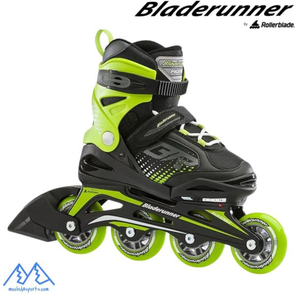 BLADERUNNNER by ROLLERBLADE PHOENIX JUNIOR KIDSジュニア・キッズにおススメのサイズ調整式高性能インラインスケートWHEELS　　72mm 80ASHELL/UPPER　　Monocoque Co...