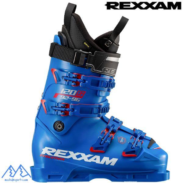REXXAM R-EVO 120SCOMPETITION MODELSLIM LAST SYSTEM を採用。しっかりした剛性と俊敏なレスポンスが特徴の FLEX 120 設定 。SAJ テクニカルやクラウンなど、エキスパートスキーヤーのた...