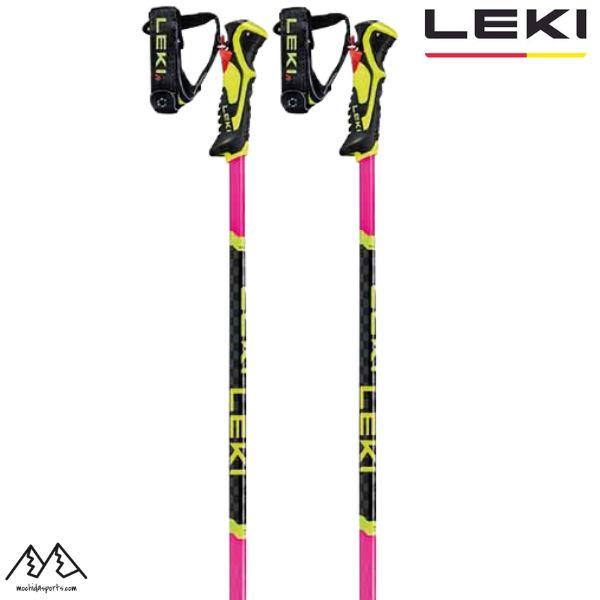 LEKI WCR LITE SL 3D品番 : 652 65852カラー : ネオンピンクシャフト : アルミ合金（16φ AIRFOIL）HTS6.5グリップ：トリガー3D SL コンパクトストラップ：トリガーSTRAPバスケット &am...