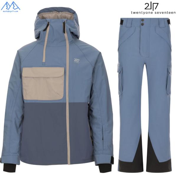 2117 of sweden TWENTYONE SEVENTEEN【SKI JACKET KRASSE】 胸ポケット1か所サイドポケット2か所左下袖にスキー用カードポケット通気口ジッパー袖口に弾性カフ下部とフードにドローストリング固定スノ...