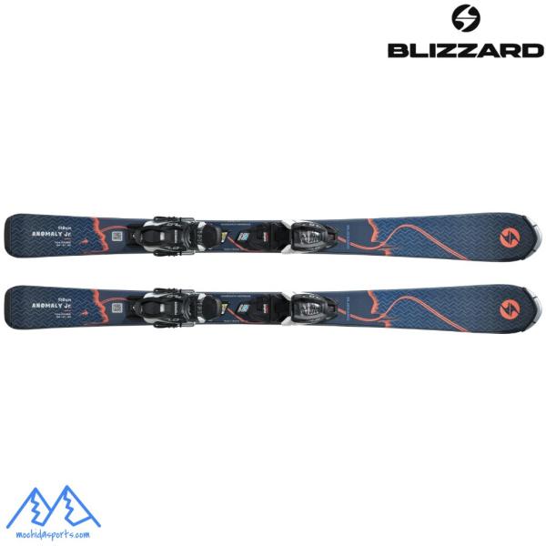 ブリザード スキーBLIZZARD ANOMARY JRJR 4.5 FDT 思いっきり雪を楽しむキッズのためのオンピステロッカースキー。 SIZE:110cmRADIUS:7mSIDECUT:104-67-93Din:0.75-4.5