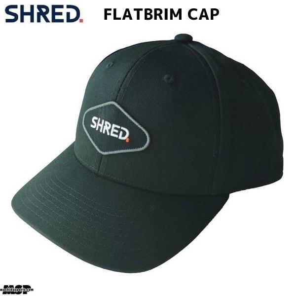 SHRED FLAT BRIM CAP BLACKシュレッド フラットブリムキャップサイズ：フリー素材：コットン100％
