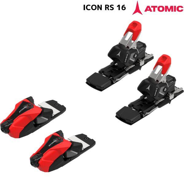 ATOMIC ICON 16 RS DIN SCALE  8-16BRAKE WIDTH (mm)  75mmWEIGHT (per Bind.) (g)  1450gNORM  Alpine A (Adult)FEATURESAutoma...
