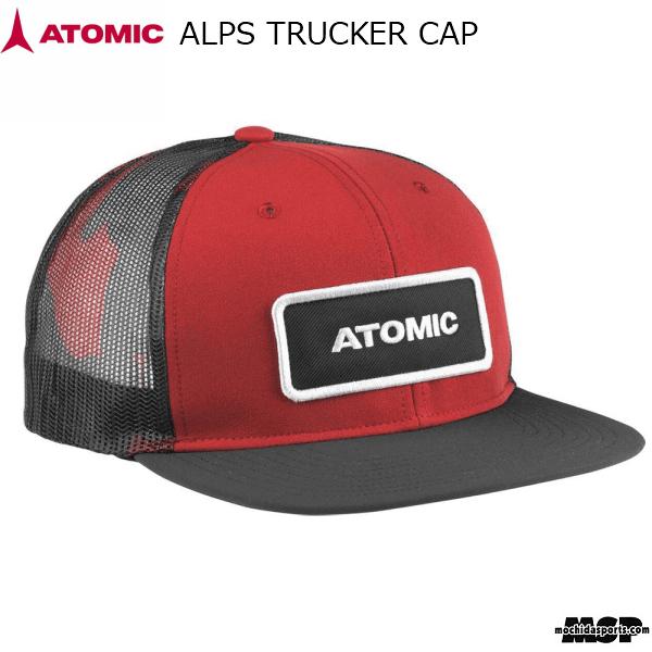 ATOMIC ALPS TRUCKER CAPアトミック キャップ　レッドColorREDWeight100gSizeFREE（サイズ調整式）Fabric100% Polyester, 92% Polyamide,8% Elastane