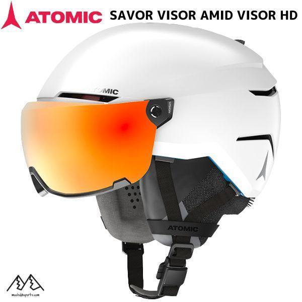 ATOMICSAVOR AMID VISOR HDアトミック バイザーヘルメット　 バイザーセットで使いやすいヘルメット眼鏡使用の方・メイク・日焼け止めを使用される方にも最適バイザー仕様のためメイクが付きにくく、顔に跡が残りませんサイズ： ...