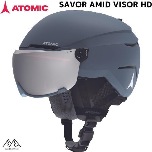 ATOMICSAVOR AMID VISOR HDアトミック バイザーヘルメット　バイザーセットで使いやすいヘルメット眼鏡使用の方・メイク・日焼け止めを使用される方にも最適バイザー仕様のためメイクが付きにくく、顔に跡が残りませんサイズ： M...