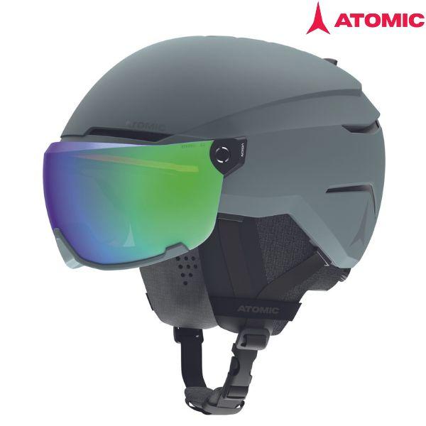 ATOMIC SAVOR VISOR STEREO AN50056418アトミック バイザーヘルメット　バイザーセットで使いやすいヘルメット眼鏡使用の方・メイク・日焼け止めを使用される方にも最適バイザー仕様のためメイクが付きにくく、顔に跡が...