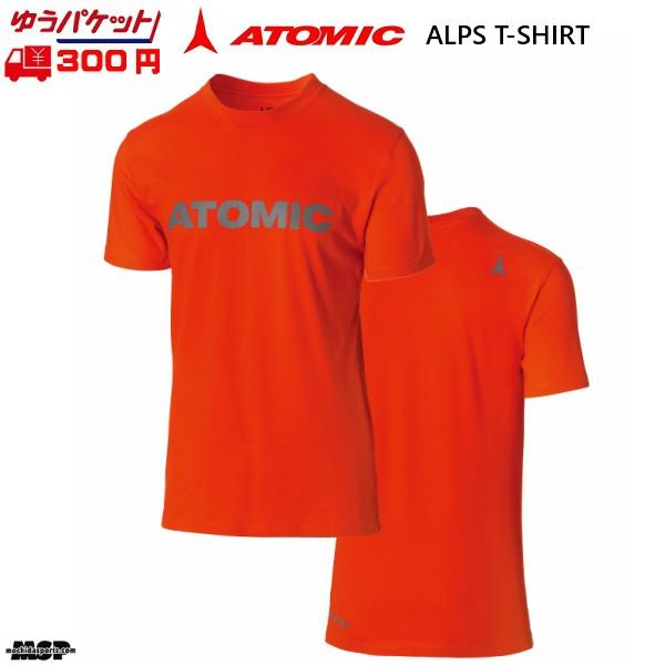 ATOMIC ALPS T-SHIRT AP5100830アトミック Tシャツ     Color:BRIGHT RED    Size:XS/S/M/L    Weight:140g    Fabric:100% コットン / 162g/m2