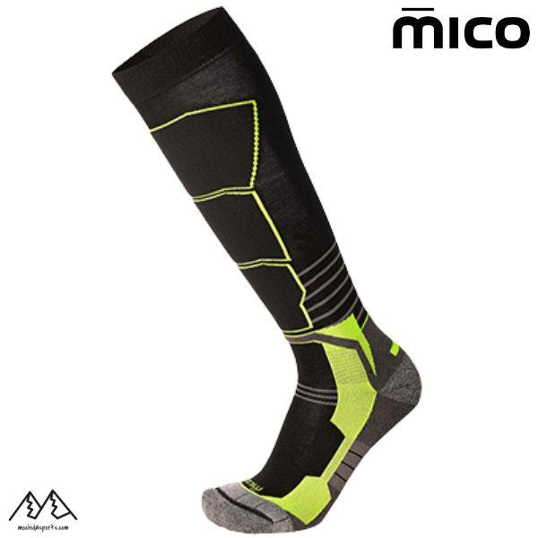MICO CA-115 SUPERTHERMO MEDIUM YELLOWメリノウール入りで暖かいスーパーサーモソックス素材 : WO-Merino 50%, PA 31%, PC 12%, Lycra 4%, Cordura 3%L+R ...