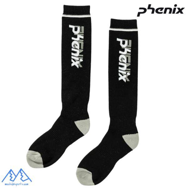 フェニックス スキーソックスPHENIX Double Phenix Logo Mens Socks 90年代テイストのレトロなデザインが特徴のメンズ用ソックス。大きめのphenixロゴが二重であしらわれており、インパクトのあるスタイリッシ...