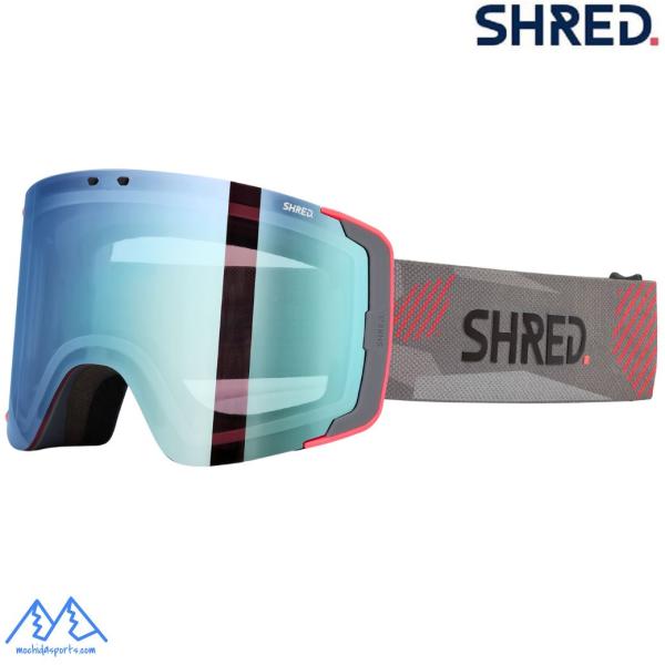 SHRED HAZE FLASH CBL2.0 ICE■レンズ：CBL 2.0 ICE MIRROR lens (可視透過率 21％) CAT:S2　+すべてのヘルメットに対応可能+人間工学に基づいたフレームデザイン.+顔の形に合わせてテー...