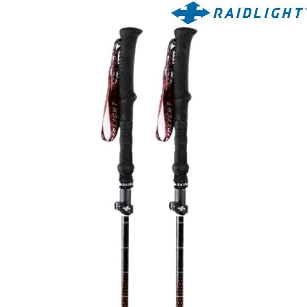 RAIDLIGHT HYBRID CARBON TRAILレイドライト ハイブリッド カーボン 多用途で超コンパクトなトレイルポール 強度と柔軟性を兼ね備えたハイブリッドポールは、オールシーズン使用できる、トレランやトレッキングに最適な、超...