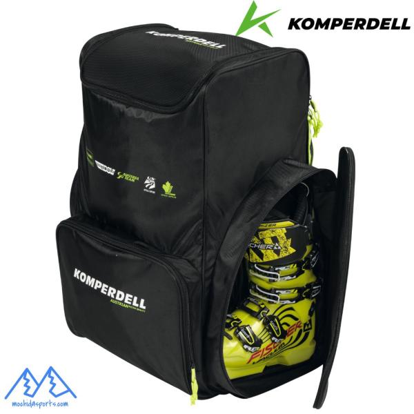 【発売日：2026年11月25日】コンパーデル ナショナルチーム スキーブーツ バッグKOMPERDELL NATIONALTEAM SKI BOOT BAG  スキー用具をすべて収納できる大型バッグ。一体型のドライバッグは濡れたスキーブー...