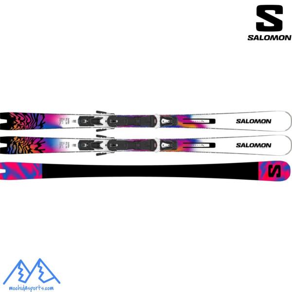 SALOMON ADDIKT PRO 66 + MI12 GW  BLADE テクノロジーを搭載した新世代ゲレンデスキー。テール専用BLADE テクノロジーのモーションテイルを採用。66mmの細めのセンター幅と相まって、加速性能に優れ、機敏...