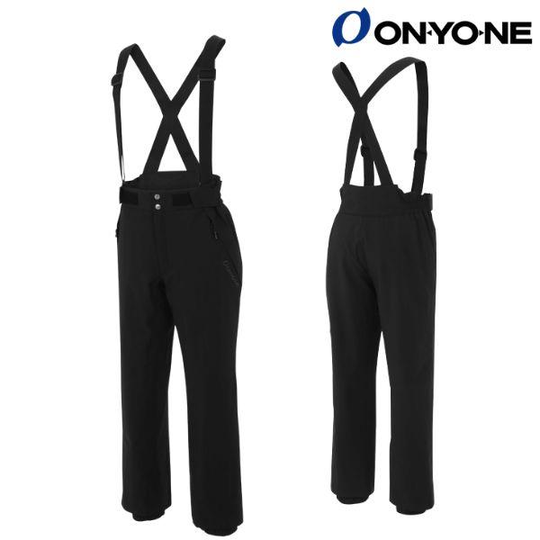 ONP96550 ONYONE OUTER PANTS  選びやすい無地のパンツにサスペンダーを追加。サスペンダーを従来よりも脇によせることで、腹部への圧迫感軽減。刺繍も同系色にすることでジャケットとの幅広い組み合わせが可能。サイズ展開にB...