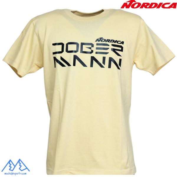ノルディカ ドーベルマン TシャツNORDICA DOBERMANN STRONG T-SHIRT バニラカラーのNORDICATシャツ。フロントには、DOBERMANN NORDICA ロゴ、バックには、裾部にN ロゴプリント。 品名 D...