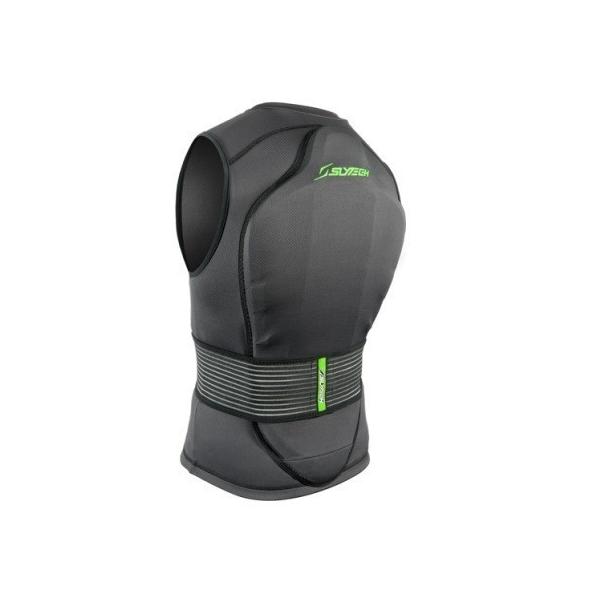 スライテック　プロテクティブ　ベスト　バックプロ ミニSLYTECH VEST BACKPRO ONE MINI転倒の衝撃から体を守る脊髄パッド（バックプロテクター）着脱が簡単なベストタイプSAJ・FISも着用を推奨しています サイズ：XX...