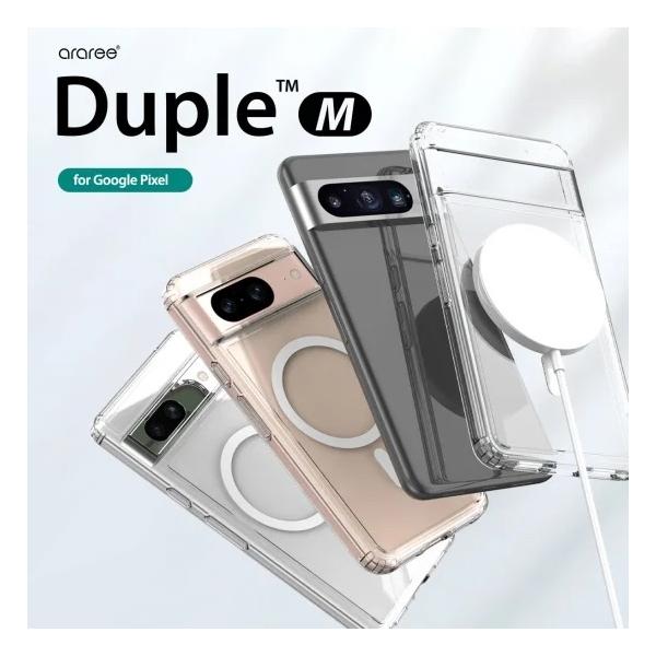arareeの「DUPLE M」は、背面は耐久性に優れたポリカーボネート、バンパー部分は衝撃吸収に優れたTPUを使用したハイブリッドケースです。ケース背面にはマグネットリングを搭載し、Apple社のMagSafe機構に対応する各種アクセサリ...