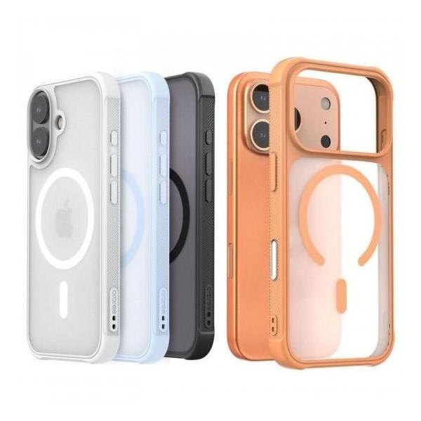 arareeの「DUPLE M ARMOR」は、耐久性の高いポリカーボネートと衝撃吸収性に優れたTPUを使用したハイブリッドケースです。四隅の衝撃吸収構造で端末を保護し、背面のマグネットリングによりMagSafeアクセサリーにも対応します。...