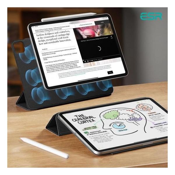 ESR「REBOUNDマグネット吸着式 Smart Folioケース」は、マグネットでiPadをしっかり固定し、iPad本来のデザインを活かせる超薄型のiPad用ケースです。ES28515 ES28516 ES28517●強力マグネットでし...