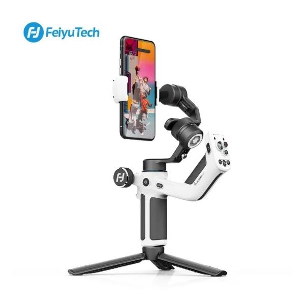 SCORP-Mini P（スコープ・ミニ・ピー）は、一眼レフカメラ用ジンバルのパワーとテクノロジーを継承したFeiyu史上最高峰のスマートフォン用ジンバルです。初心者でも扱いやすい操作性、クリエイターの多様な撮影環境を想定して設計されたオー...
