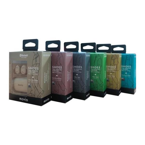 movio ニュートラルカラー タッチセンサー搭載 Bluetooth5.0 完全ワイヤレスイヤホンM310SHOESCBE M310SHOESRGN M310SHOESRSBL M310SHOESSBR M310SHOESTYE M310...