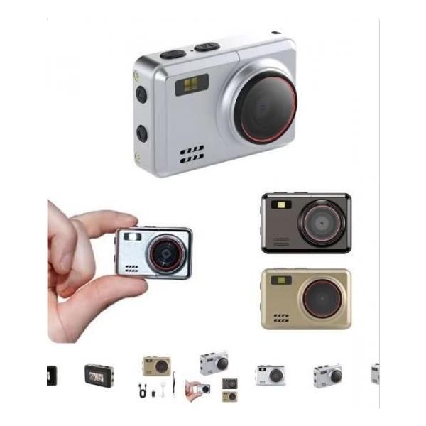Rough Mini デジタルカメラは、写真や動画、録音にも対応できる、遊び心のあるミニカメラです。小型ながら200万画素の写真撮影と1080pの動画撮影に対応。6種類のフィルターで、感情や雰囲気に合わせた写真撮影が可能です。MT28602...