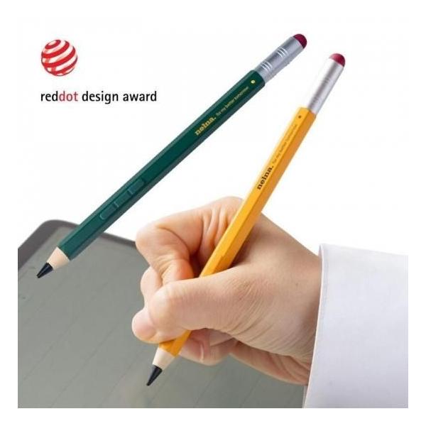 Nelna Pencilは、六角形の鉛筆デザインと人間工学設計を融合させたiPad用次世代デジタルペンシルです。3つの物理ボタンで最大9種の操作ができ、Goodnotesなどの主要アプリに対応します。消しゴム型タッチペンを備え、マグネット吸...