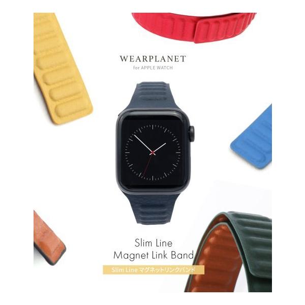 WEARPLANET（ウェアプラネット）の「Slim Line マグネットリンクバンド」は、埋め込まれたマグネットで着脱が簡単におこなえる、細身でモダンなデザインのApple Watch専用バンドです。WP23189AWCR WP23190...