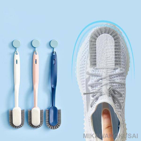 商品名: 靴洗い ブラシ 2in1 シューズブラシ 上履き スニーカー ブラシ 柄付き たわし お風呂掃除 床溝 洗面台 多目的 靴用ブラシ 子供靴 シューズクリーナー 靴汚れ落とし商品説明:靴洗い ブラシ シューズブラシ お風呂掃除 床溝...