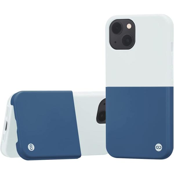 【ブランド名】Campino カンピーノ【商品名】Campino カンピーノ OLE stand II バイカラーが映えるスタンド機能付き耐衝撃ケース【型番】CP-I005-CBSD/FB【カラー】マット フロスティー ブルー ×インディゴ...