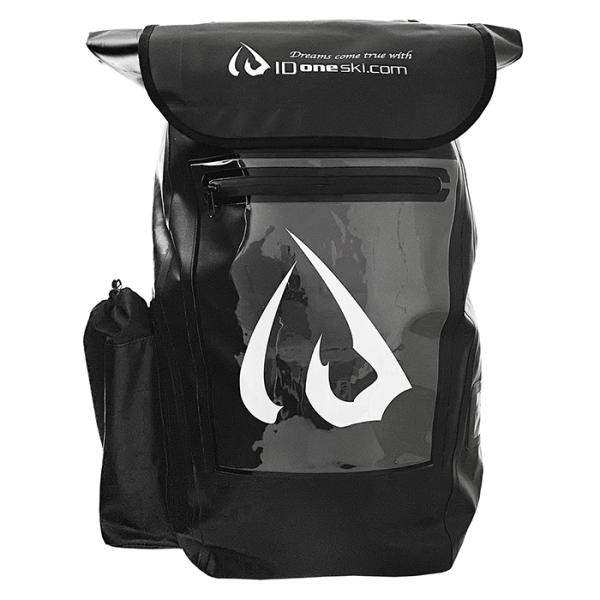 ID one 防水バックパック熱圧着加工により非常に高い防水性能のバックパックです。ファスナーも止水ファスナーを採用しているため、雪や水の浸入を最小限に抑えられます。ボディカラー：ブラックプリントカラー：ホワイト容量 ：３０リットルサイズ ...