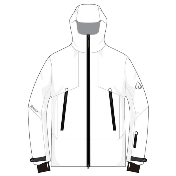 SAJ公式用品（フリースタイル）加入素材は防水・透湿性に優れた東レのダーミザックスの３レイヤー。立体裁断ZOOで、ゆったり着れるシェルタイプのモーグルジャケットです。ジャケットの袖にはリストゲイター、ウエスト部分にはウエストゲイターを、パン...