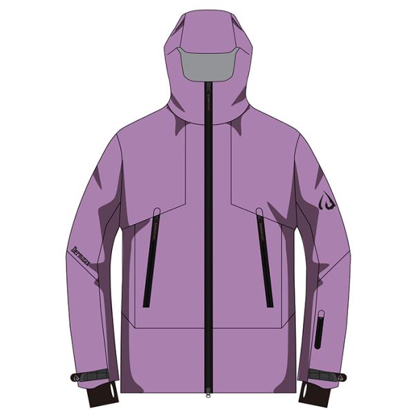 SAJ公式用品（フリースタイル）加入素材は防水・透湿性に優れた東レのダーミザックスの３レイヤー。立体裁断ZOOで、ゆったり着れるシェルタイプのモーグルジャケットです。ジャケットの袖にはリストゲイター、ウエスト部分にはウエストゲイターを、パン...