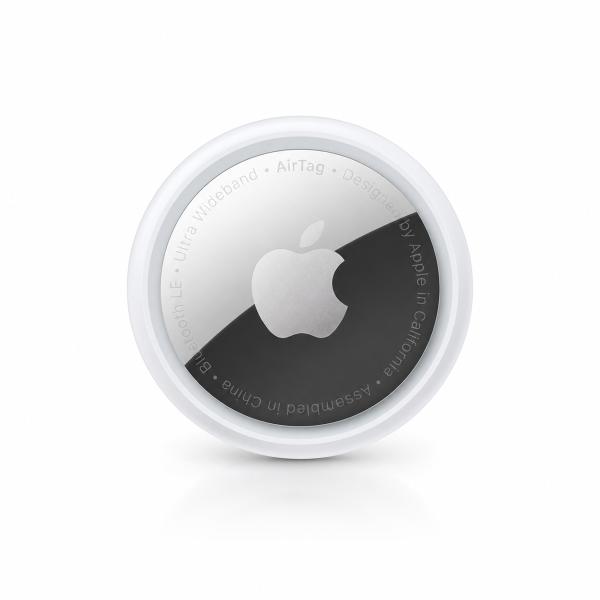 iPhoneの「探す」アプリに対応したAppleの紛失防止スマートタグ「AirTag（エアタグ）」の中古品です。大切な持ち物の位置をいつでも管理でき、紛失防止に役立ちます。届いてすぐに使える電池付属、選べる専用シリコンホルダー付きの便利なセ...