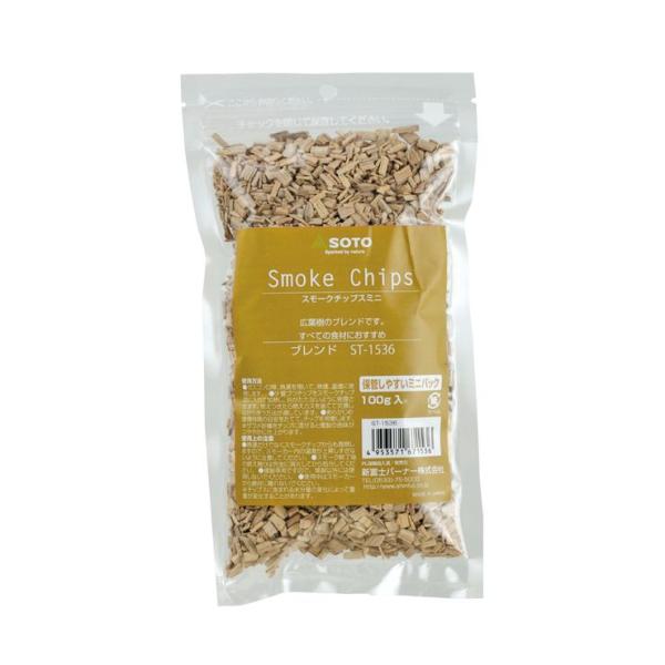 SOTO スモークチップス100gブレンド ST-1536 st-1536 アウトドア 釣り 旅行用品 キャンプ アウトドア 釣り 旅行用品 キャンプ 登山 燃料 スモークチップスポーツ バーベキュー 焚き火 スモーカー スモークチップ バ...