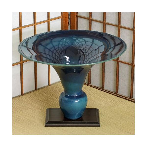 【スペック】花器：Φ33.5×高さ24(cm)信楽焼・国産【備考】在庫数限り、訳あり、アウトレット価格にて販売しております。当商品は内側に2箇所ほど薬飛びがございます。画像をご参照下さい。商品の使用には、問題ございません。※訳ありや修正箇所...