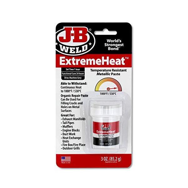 「商品情報」J-B Weld Extreme Heat High Temperature Resistant Metallic Paste J-B Weld Extreme Heat is formulated to allow for r...